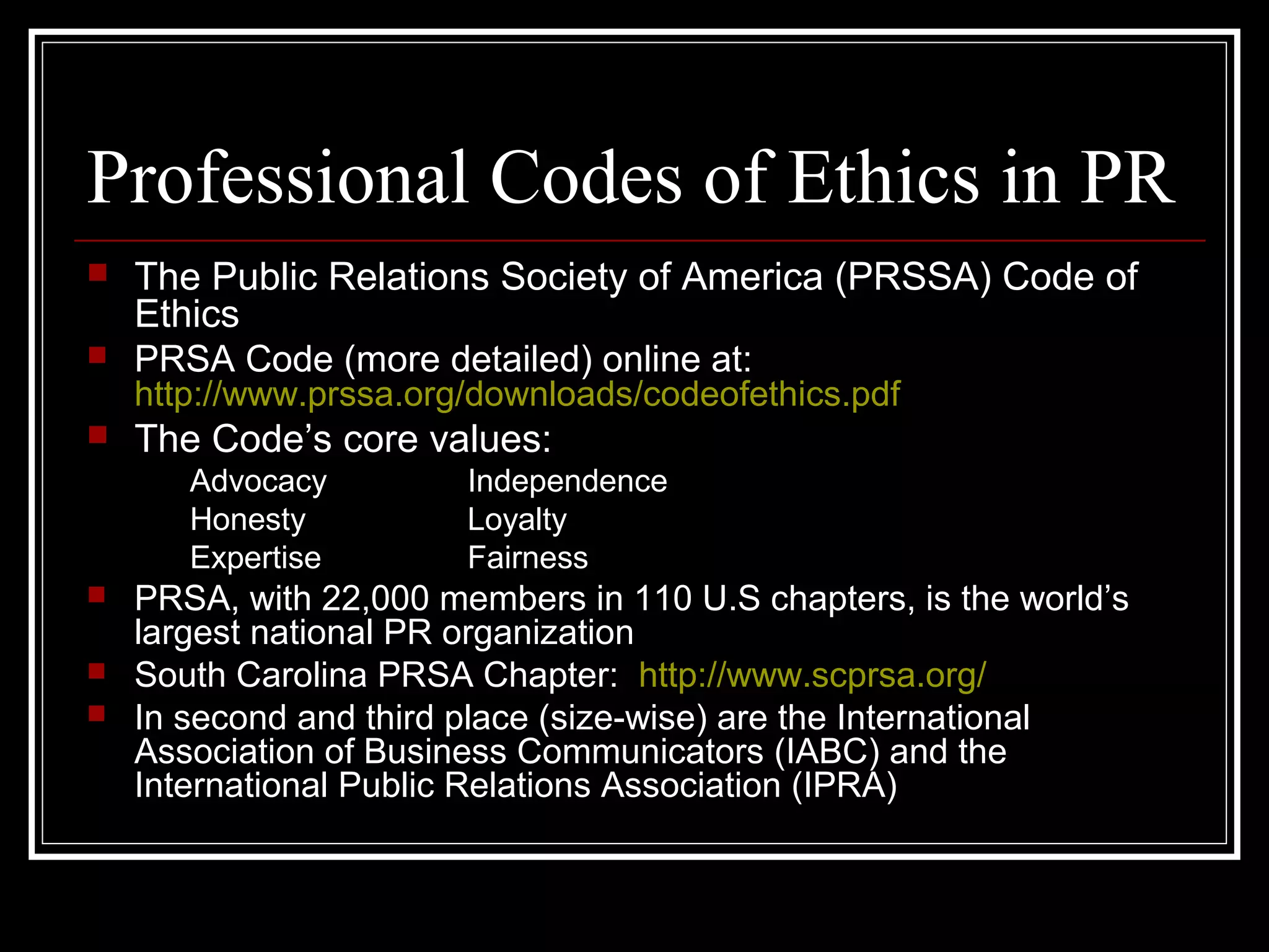 Ethics and professionalism | PPT