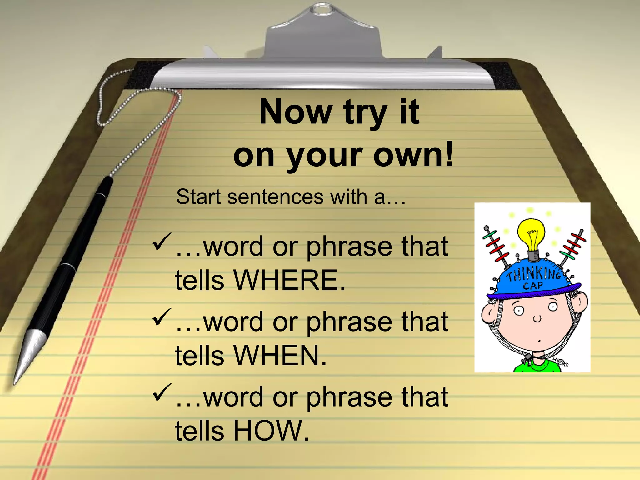 Writing-Sentence Fluency | PPT