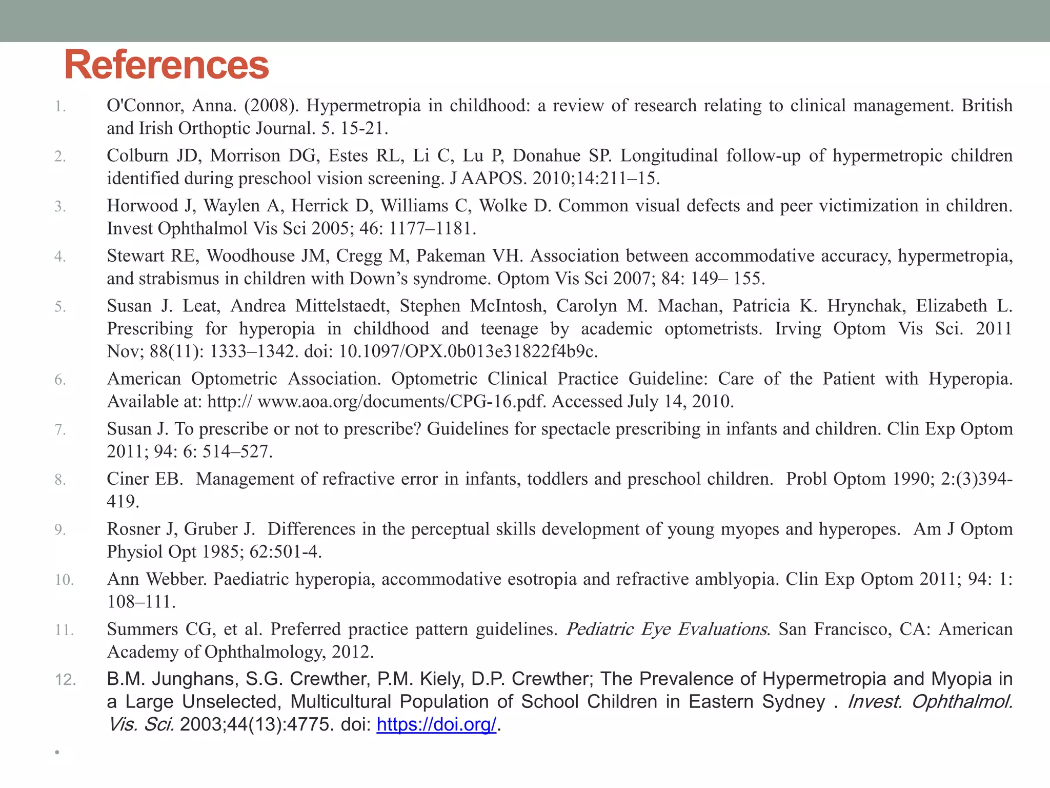 RX for Childhood Hypermetropia | PDF | Eye and Vision Conditions ...