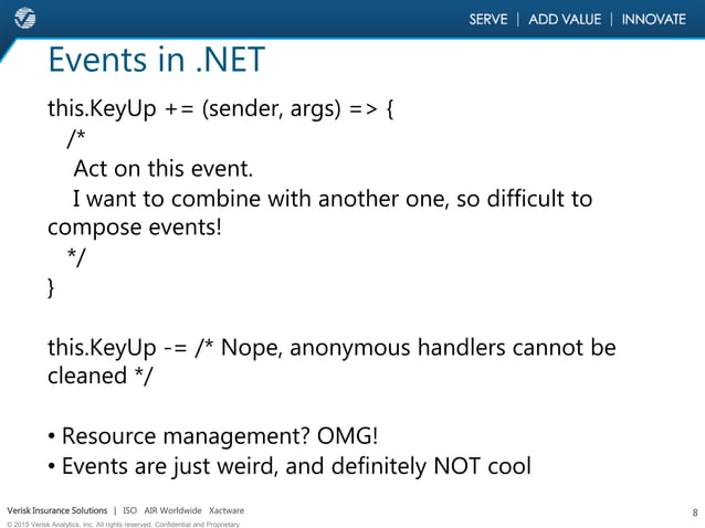 Reactive Extensions Net 