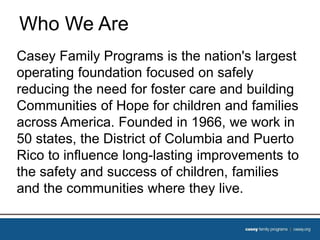 Rx15 vision tues_800_casey foundation - child welfare in appalachia | PPTX