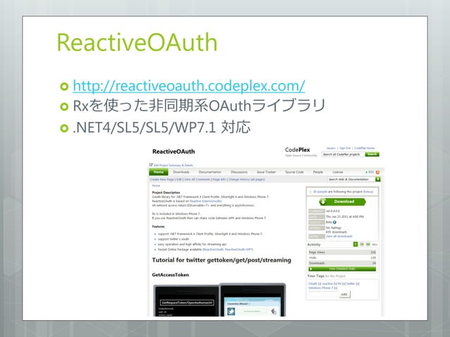 Reactive Extensions v2.0 | PPT