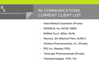 Rx capabilities 6 15-2012 revised for dan only | PPTX