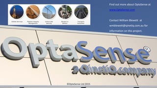 OptaSense and VicRoads Monash Freeway Project 2015 | PPT