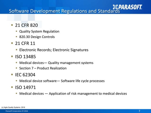 FDA software compliance 2016 | PPT