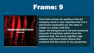 nine frame analysis | PPT