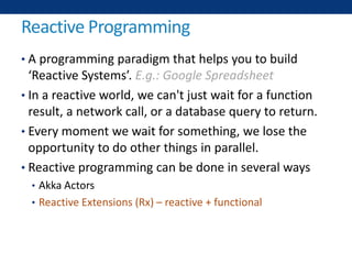 Reactive Programming in Java 8 with Rx-Java | PPT