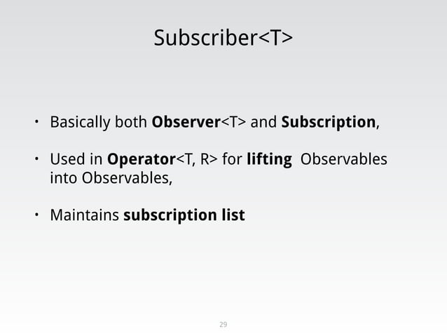 RxJava - introduction & design | PPT