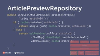 Architecture and RxJava | PDF | Databases | Computer Software and Applications