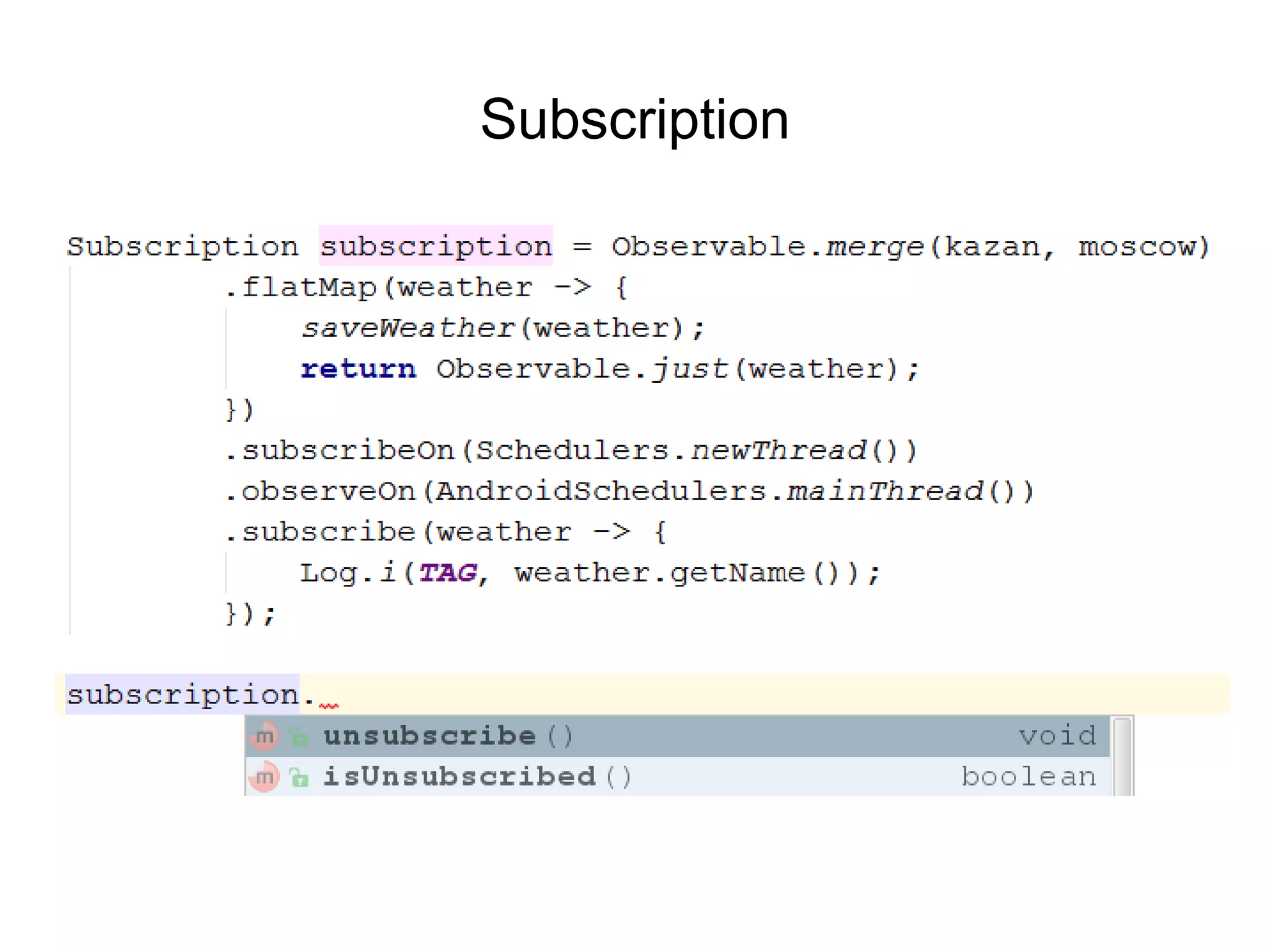 Rx Java architecture | PPT