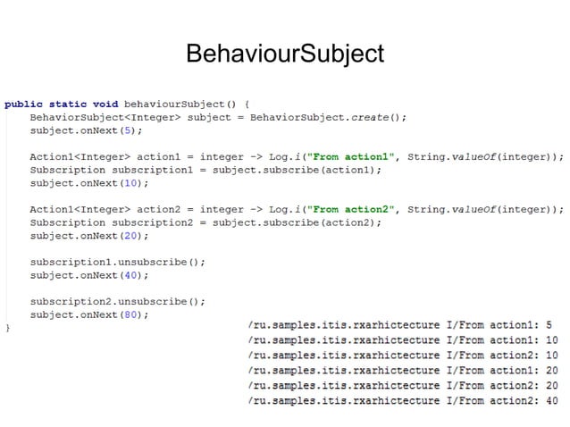 Rx Java architecture | PPT