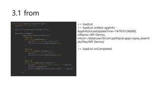 Rx java essentials | PPT