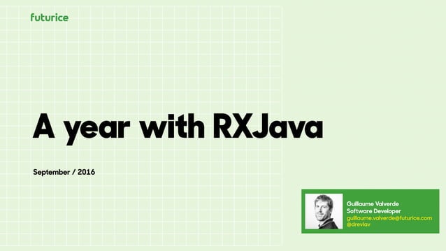 Rxjava meetup presentation | PPT