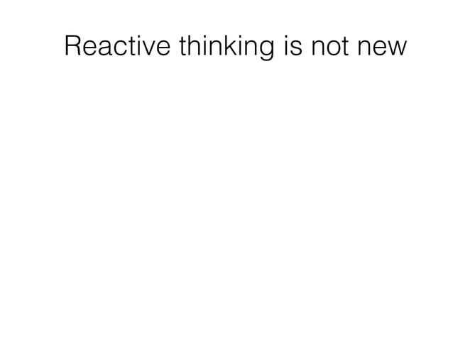Reactive Thinking in Java | PDF