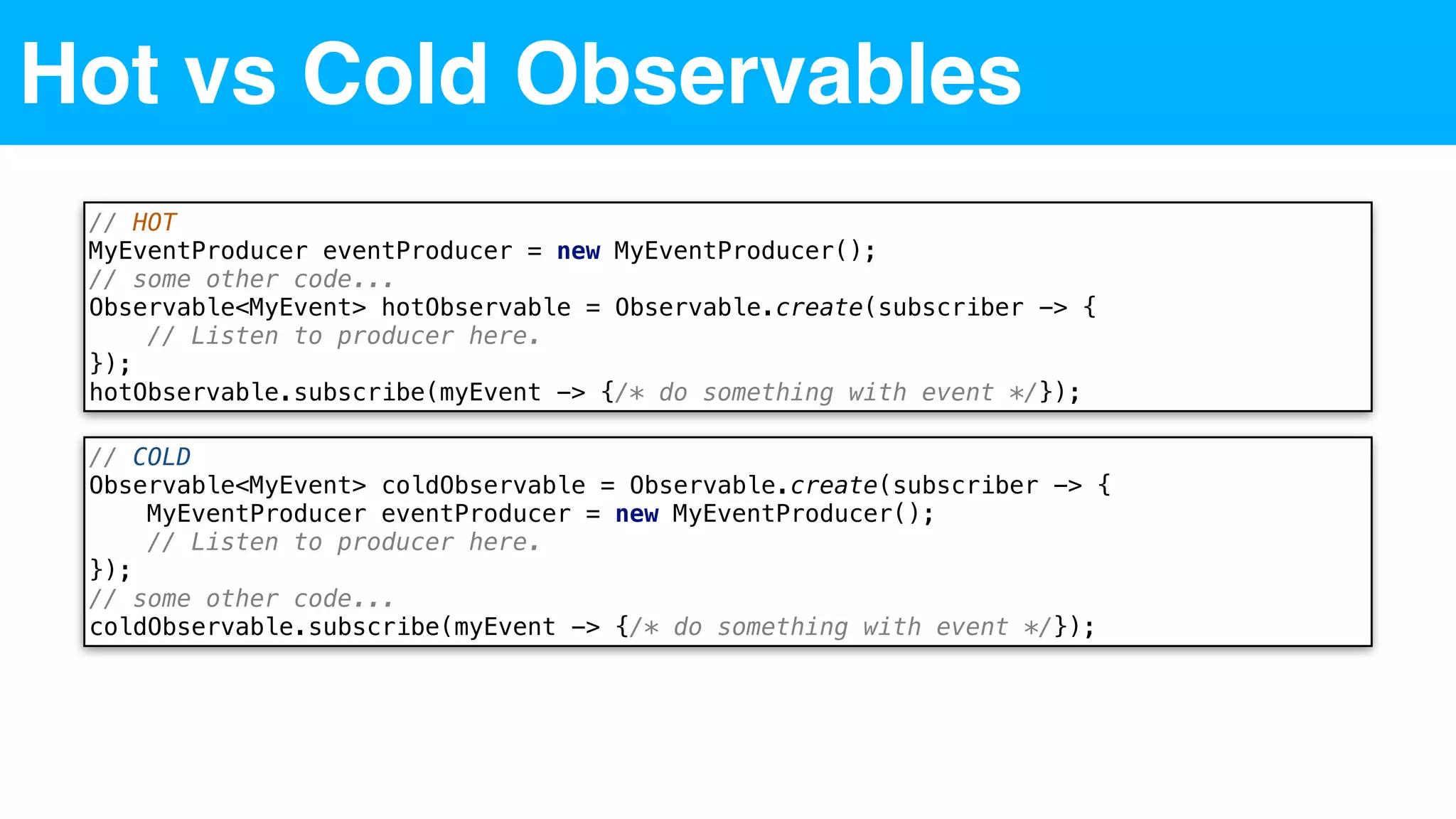 RxJava from the trenches | PPT
