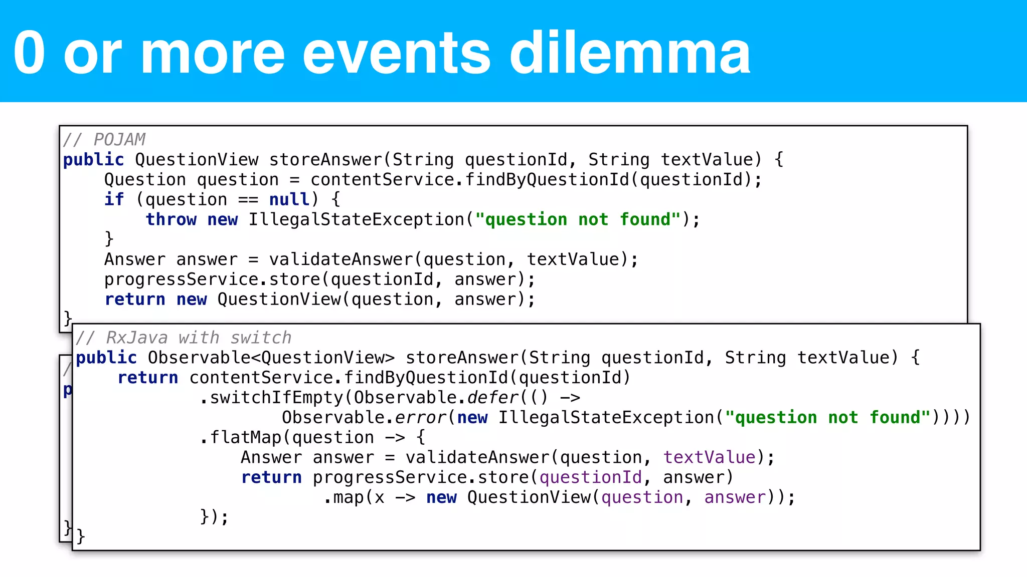 RxJava from the trenches | PPT