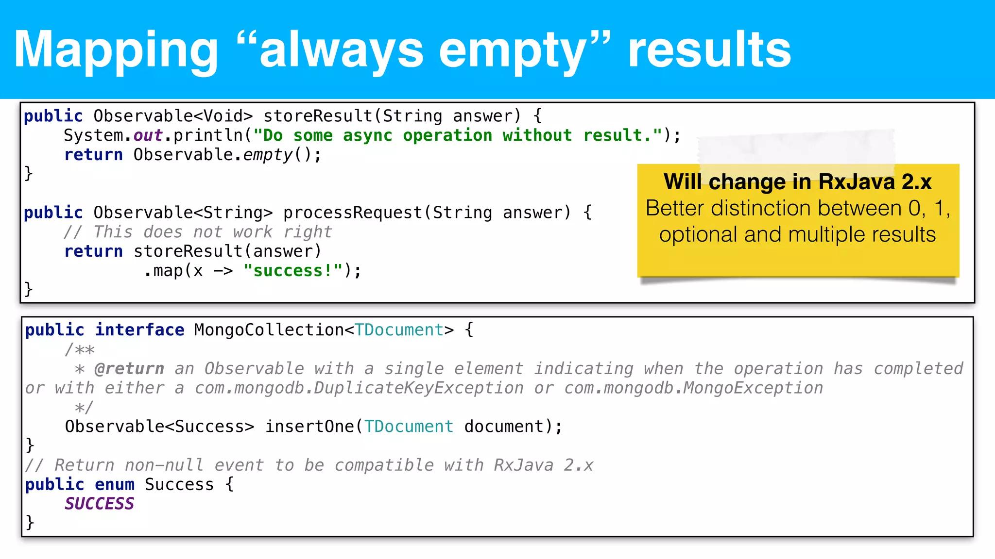 RxJava from the trenches | PPT