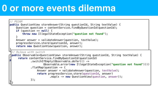 RxJava from the trenches | PPT