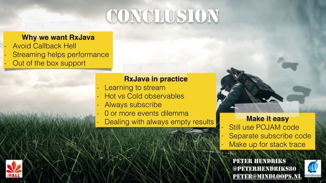 RxJava from the trenches | PPT