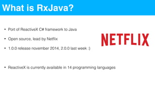 RxJava from the trenches | PPT