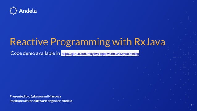 Rx java workshop | PPT