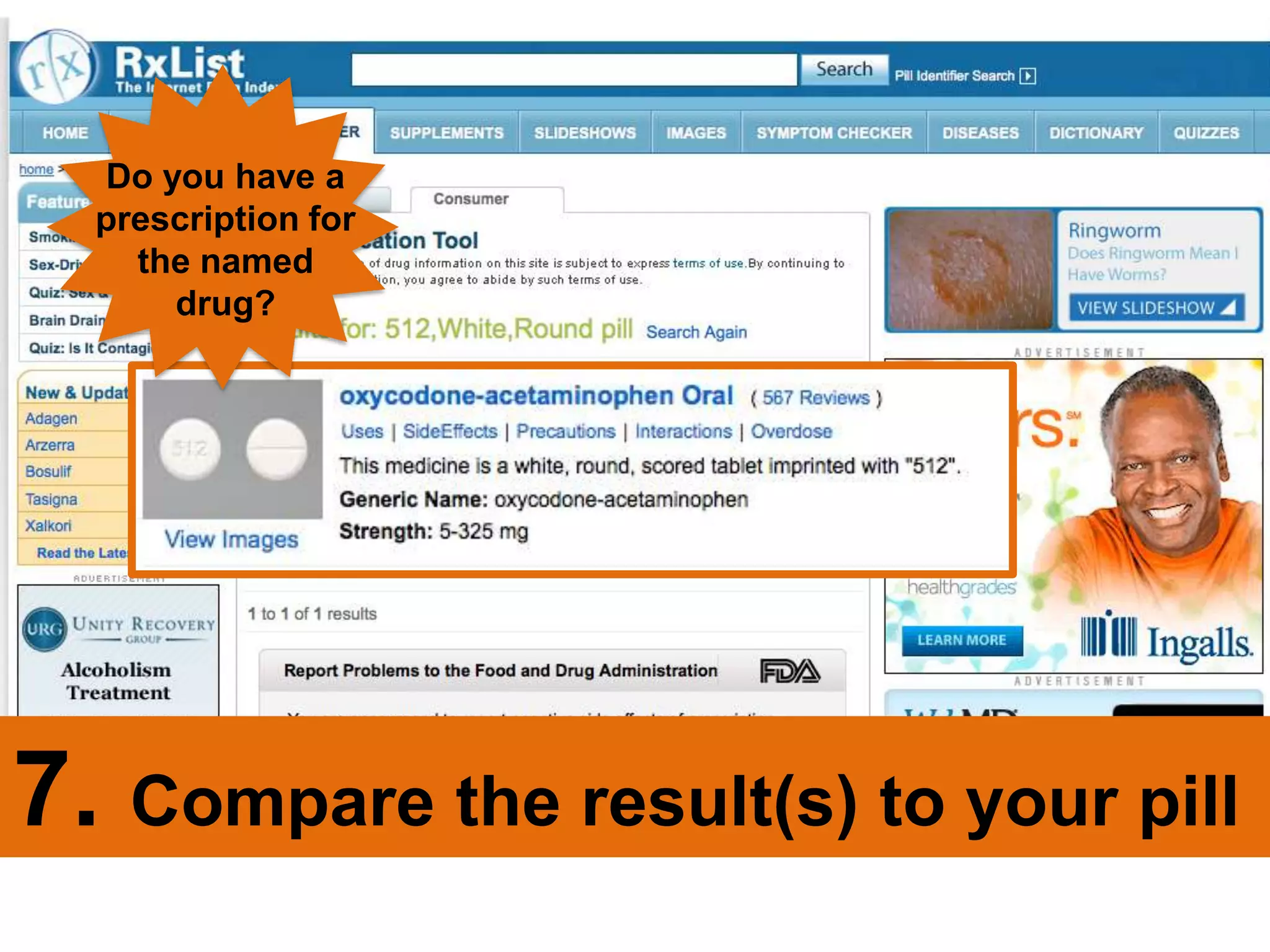 Identifying Pills with RXList | PPTX