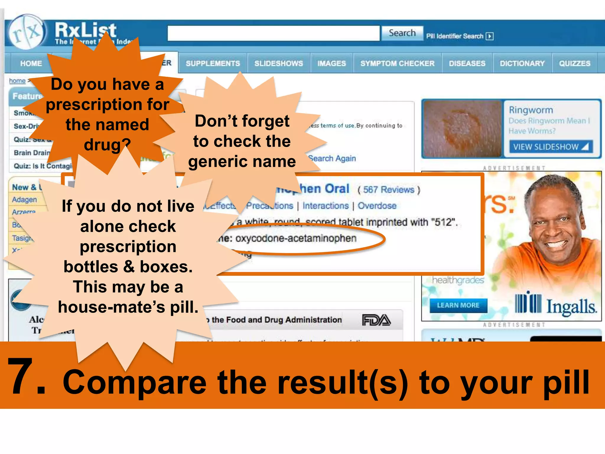Identifying Pills with RXList | PPTX