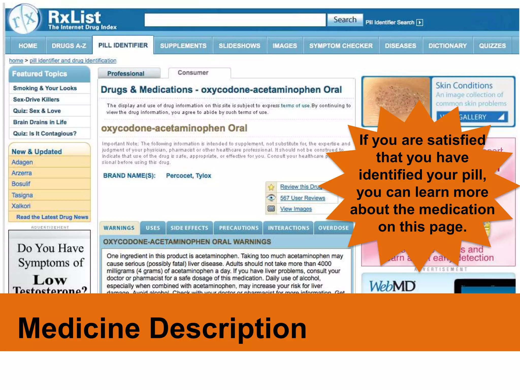 Identifying Pills with RXList | PPTX