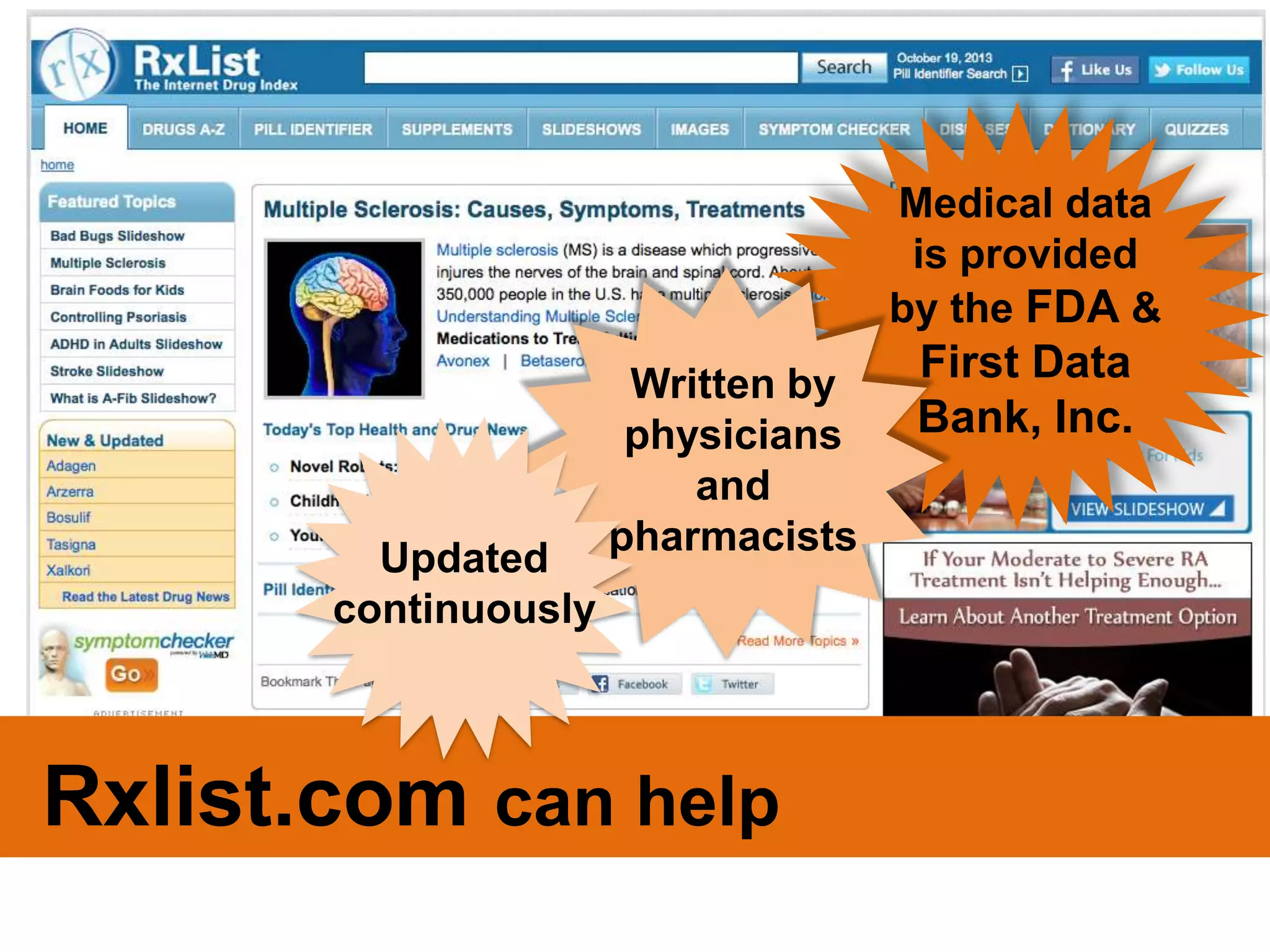 Identifying Pills with RXList | PPTX