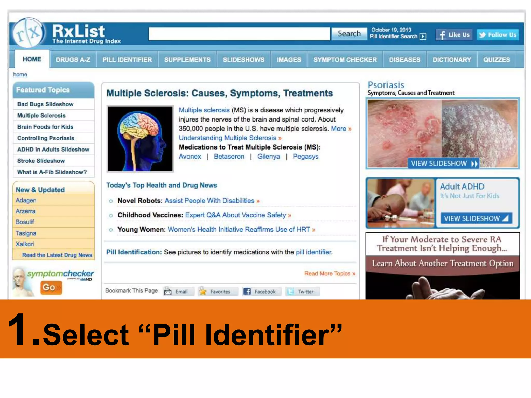 Identifying Pills with RXList | PPTX