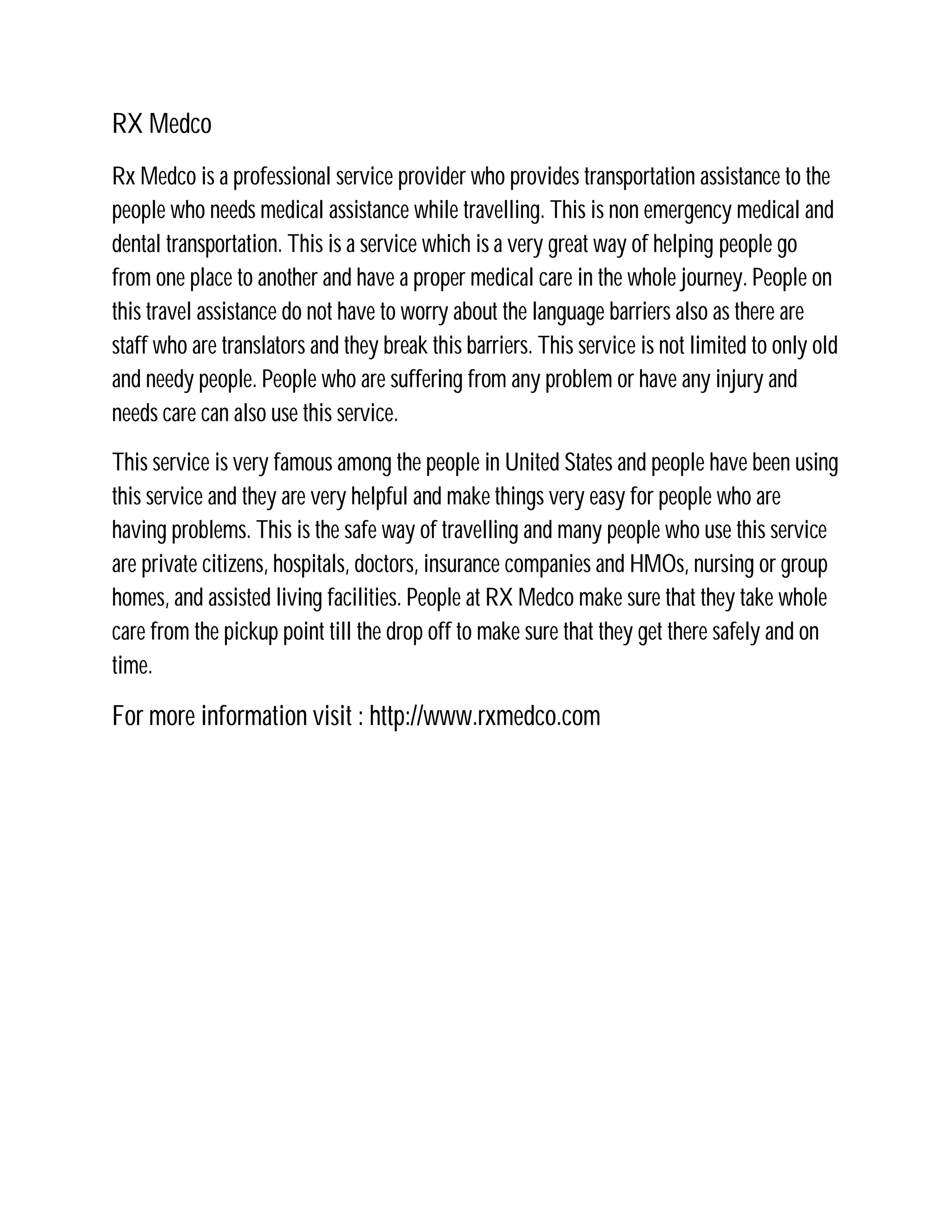 Rx medco | PDF | Healthcare Industry | Industries