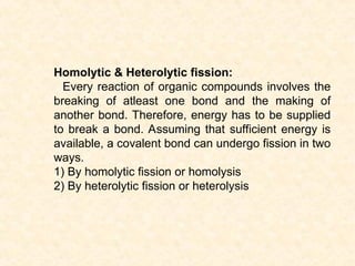 Reaction in organic chemistry for students | PPT