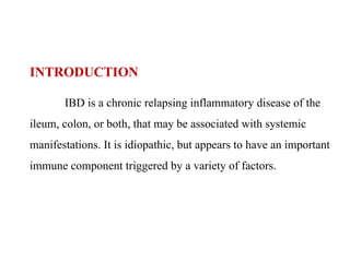 Rx of irritable bowel disease (IBD )Department of pharmacology | PPTX
