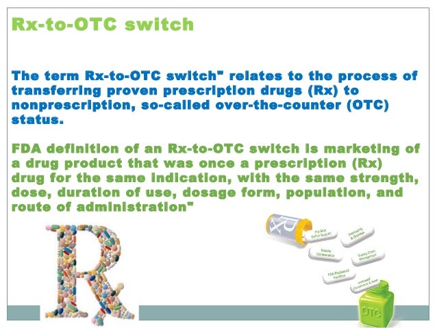 Rx To Otc Switch By Dr Zubair Ali