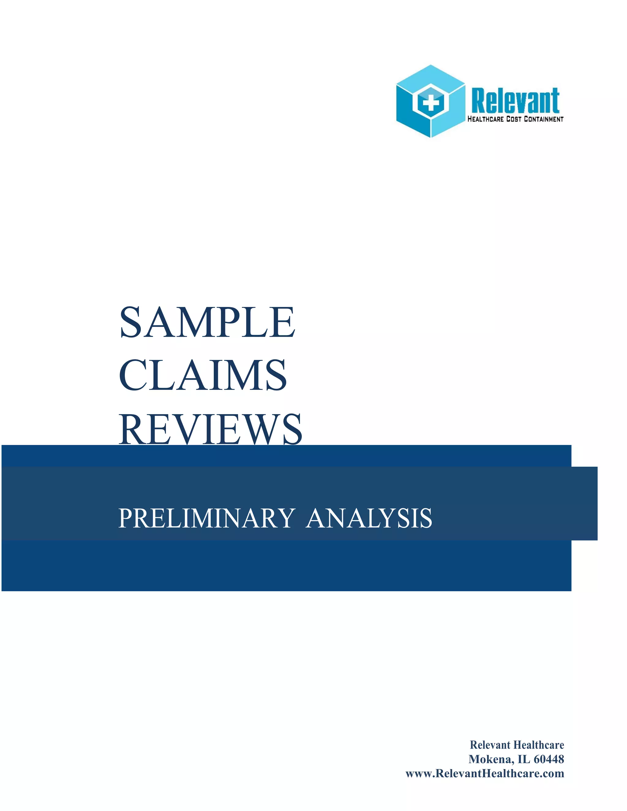 Rx transparency pricing tool sample claims reviews | PDF