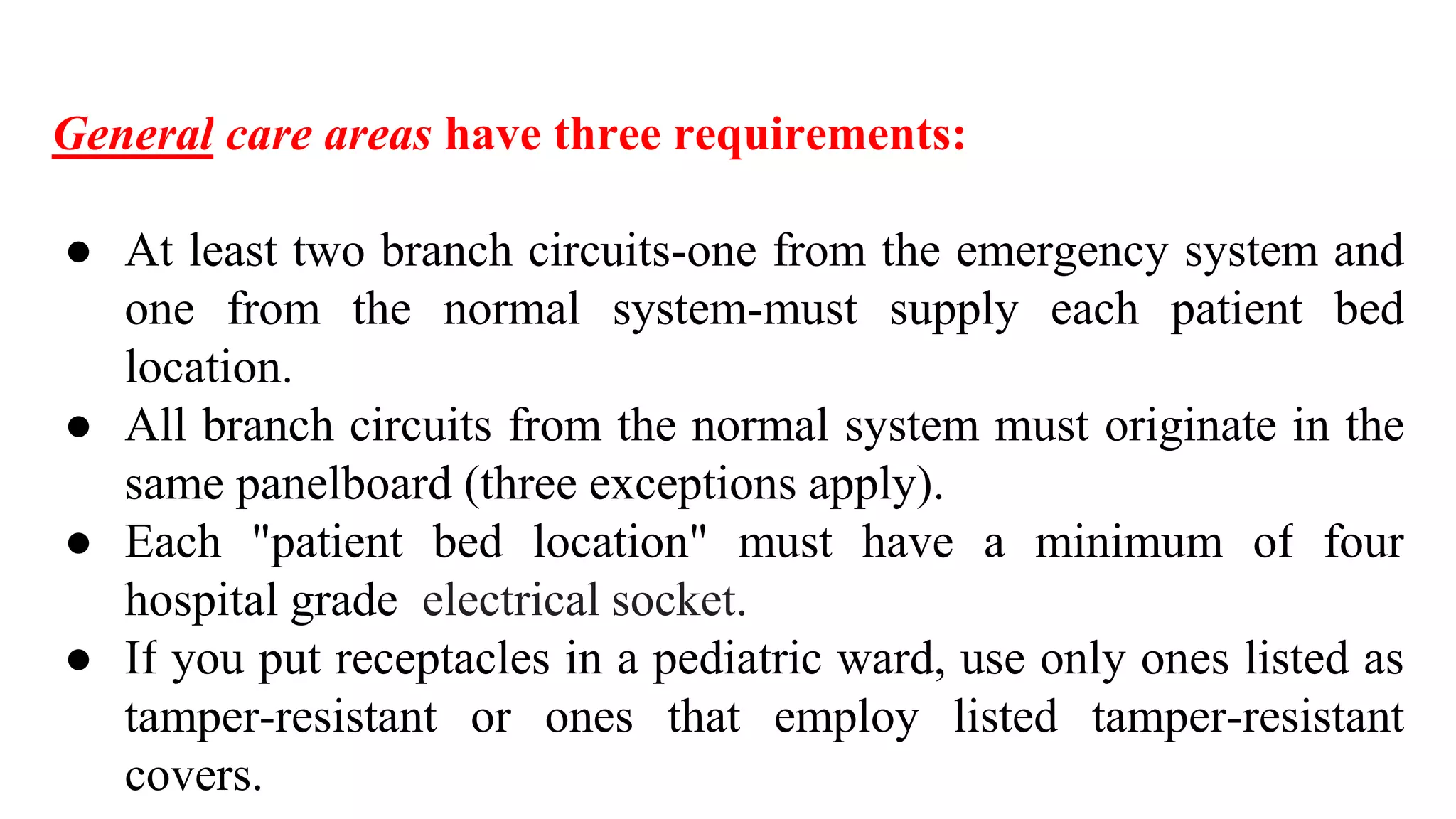 Hospital wiring SYSTEM | PPTX