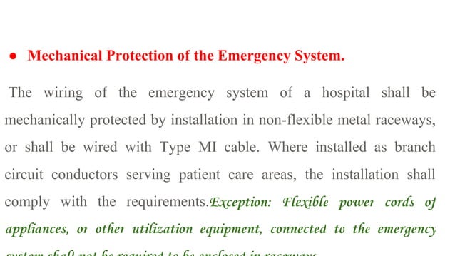 Hospital wiring SYSTEM | PPTX