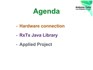 Java RxTx library | PPT