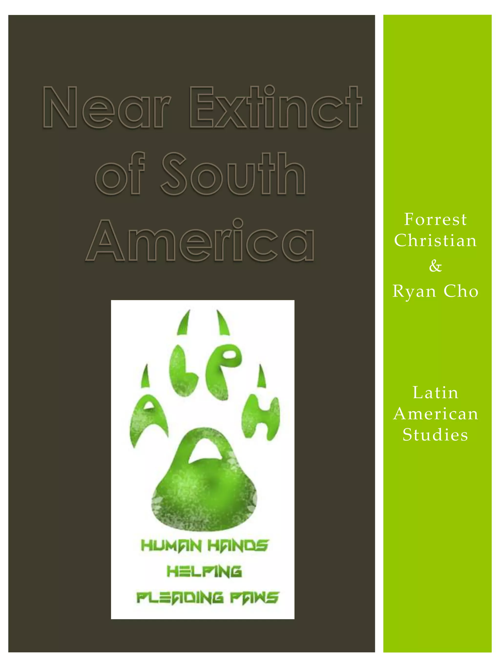 Ryan forrest-endangered species | PPTX