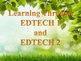 (EDTECH2) CEBU TECHNOLOGICAL UNIVERSITY | PPTX