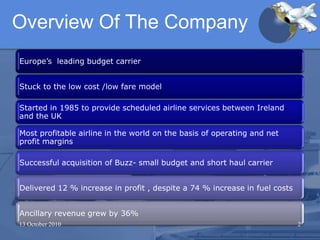 Ryanair case study | PPTX