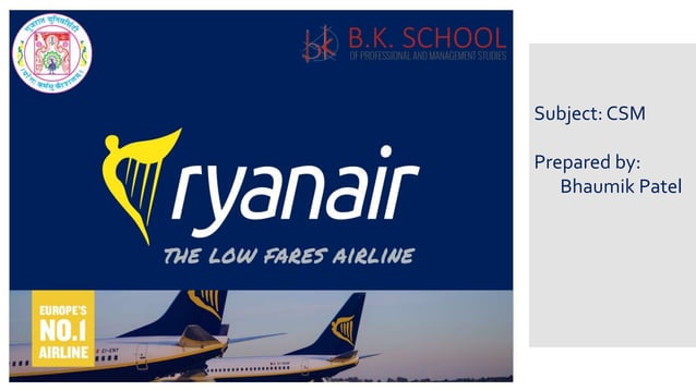 Ryanair bhaumik | PPT