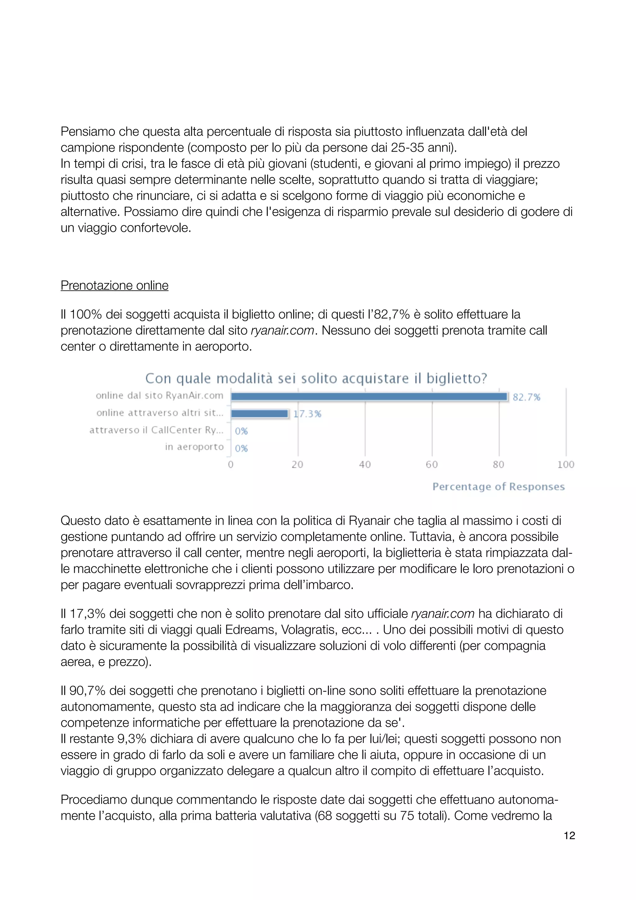 Ryanair: Customer Satisfaction Survey | PDF | Air Travel | Travel Type