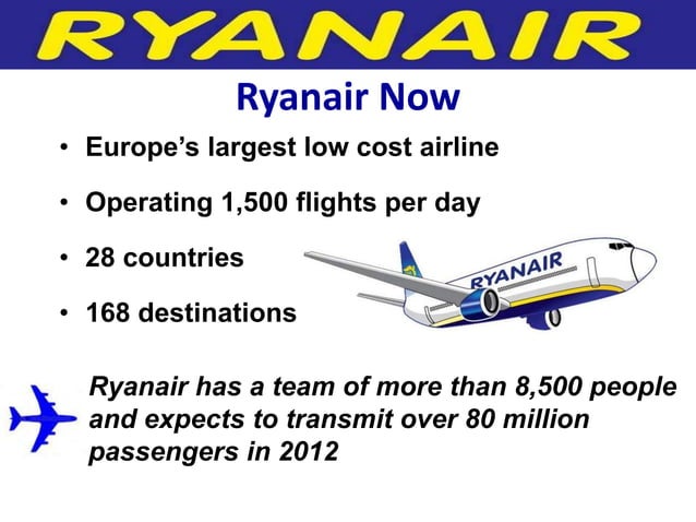 Ryanair Presentation 2012 | PPT