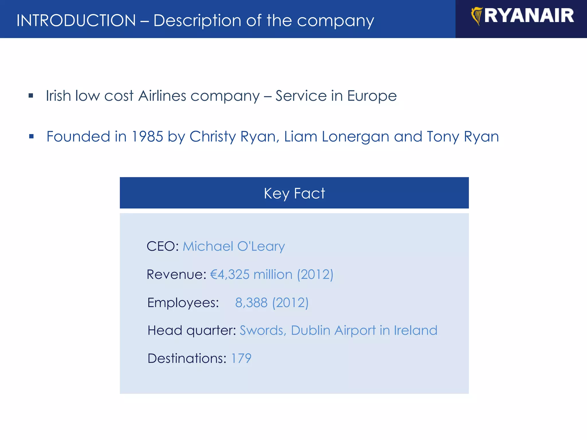 Ryanair - Marketing service | PPTX | Air Travel | Travel Type