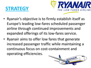 Ryanair strategy | PPTX