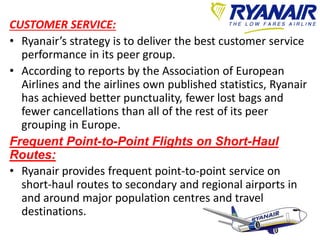 Ryanair strategy | PPTX