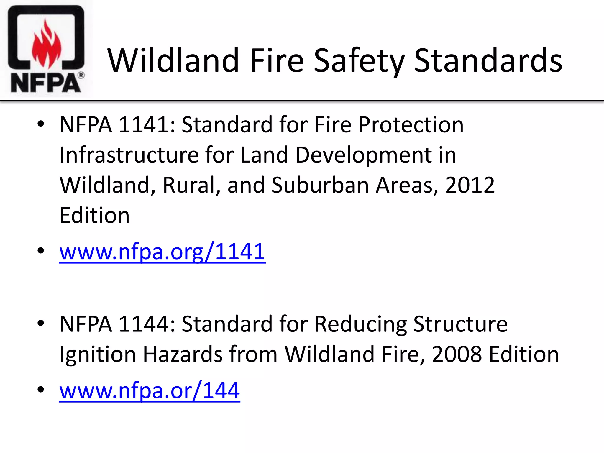 NFPA's Backyards & Beyond Conference - National Wildland Fire Safety ...