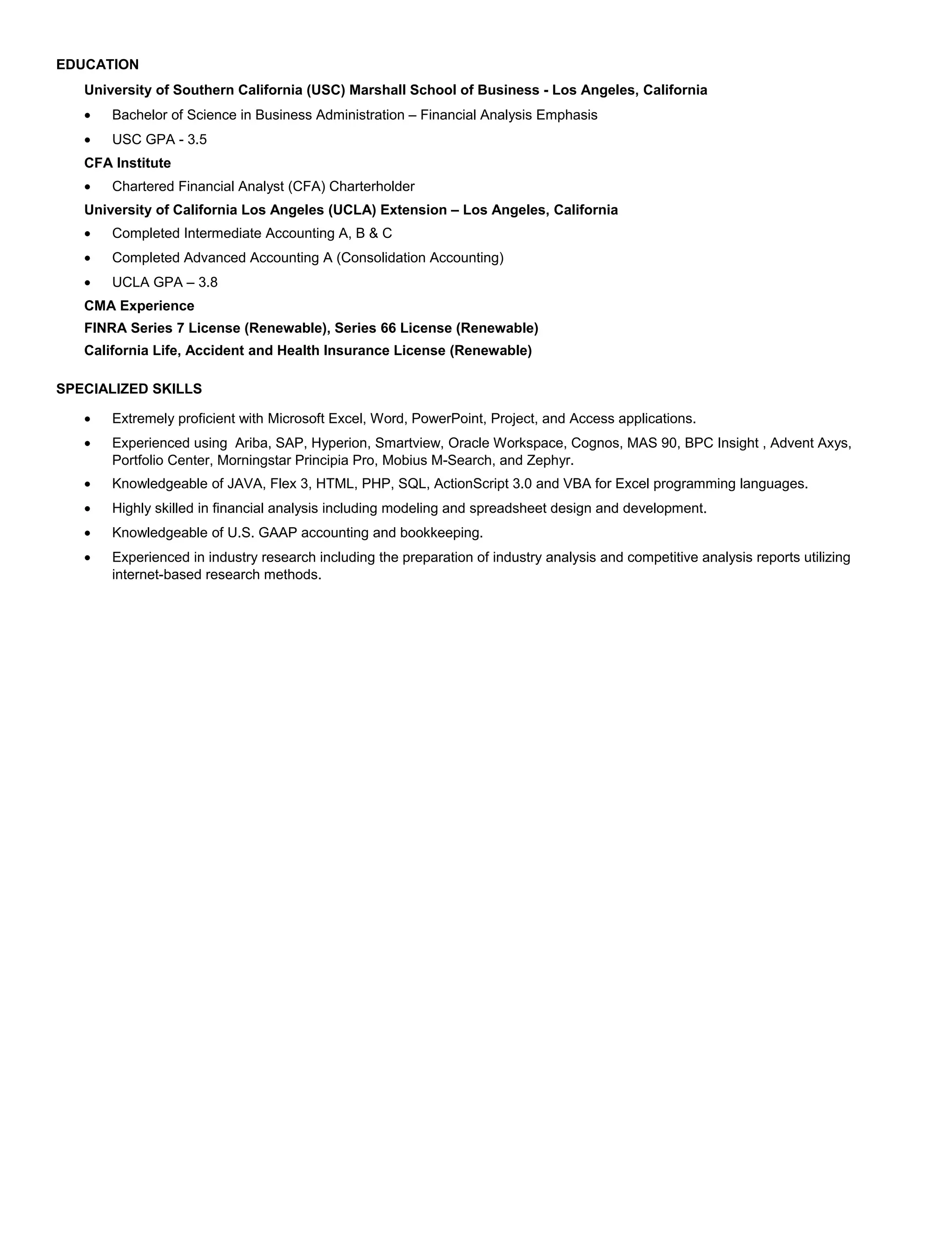 Ryan Fong Resume | PDF
