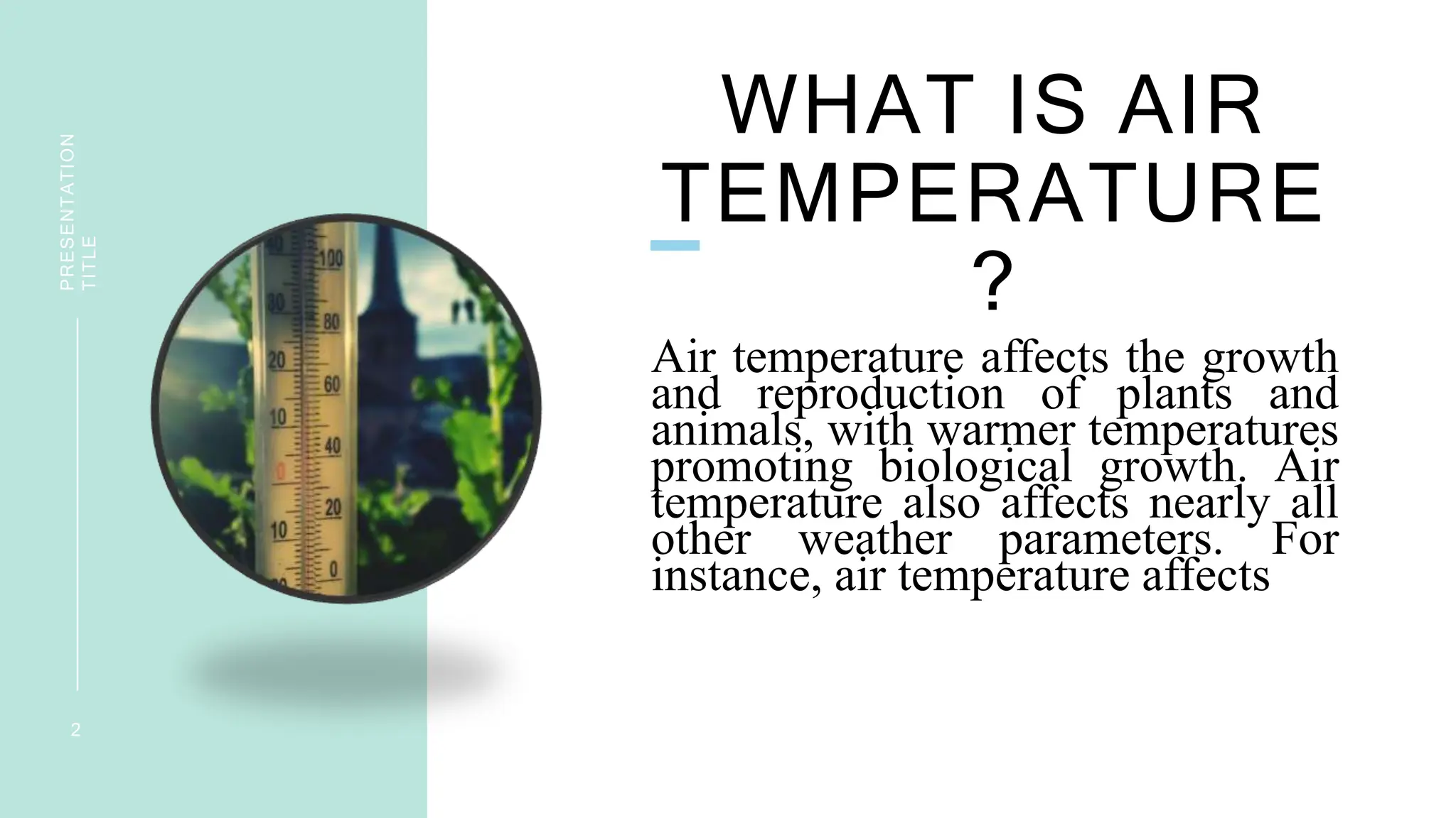Air Temperature GEO 3 BSED 2B Social Studies | PPTX